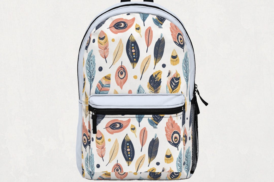 Backpack Baby Blue, Boho Style, Trendy, Travel, Back to School Backpack ...