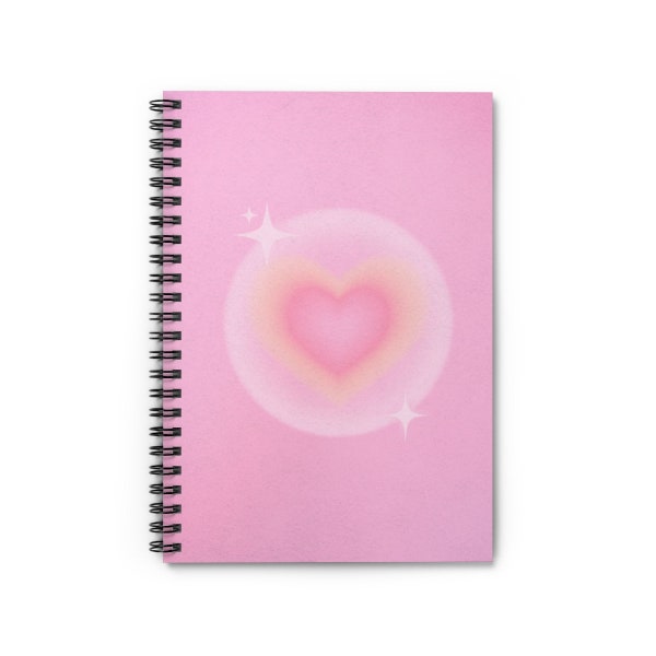 Aesthetic Pink Notebook - Etsy