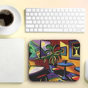 Global Village Coffeehouse Y2K Mouse Pad Rectangle, Paneracore ...