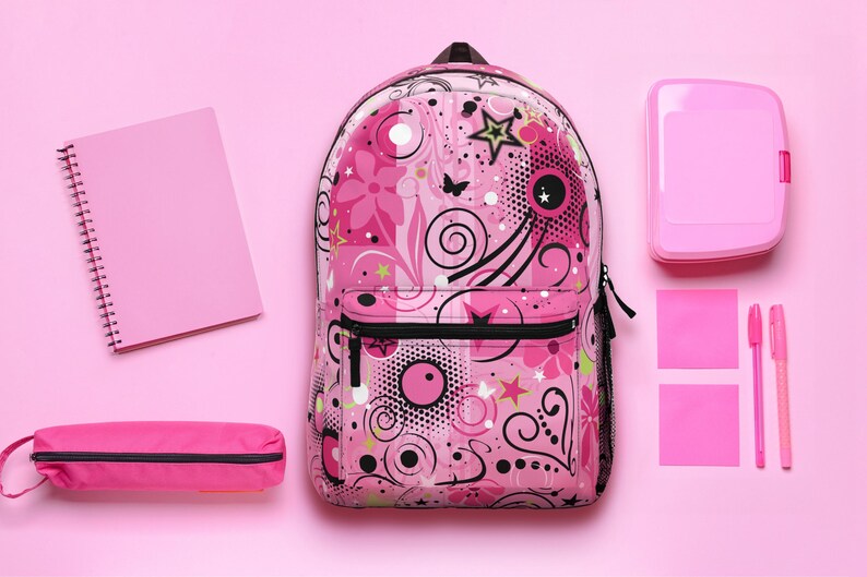 Frutiger Metro Vectorbloom Backpack, Roomy Durable Bag, Adjustable ...