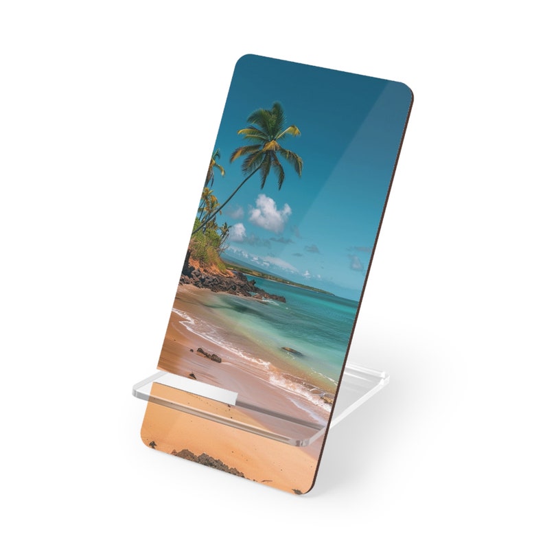 Palm Tree by the Beach - Phone Stand for All Phone Types - Etsy