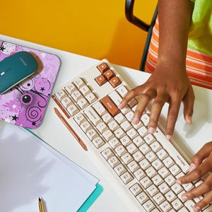 Frutiger Metro Blue Swirl Mouse Pad, 9x8 Computer Aesthetic, Eclectic ...