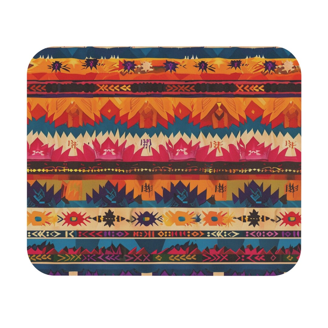Indigenous South American Inspired Print Mouse Pad rectangle - Etsy