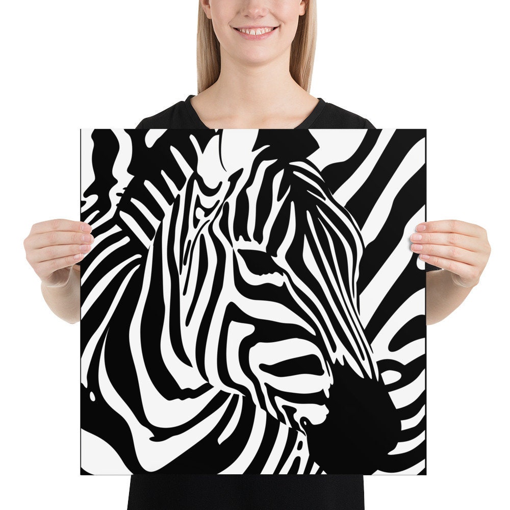Zebra Enhanced Matte Finish Paper Poster - Etsy