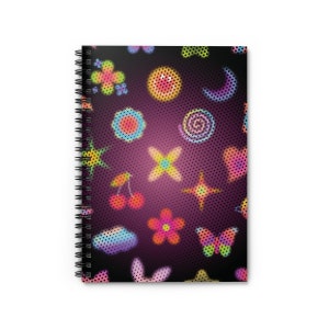 2000s Stationery Inspired Spiral Notebook, Ruled Line, 90s / 00s ...