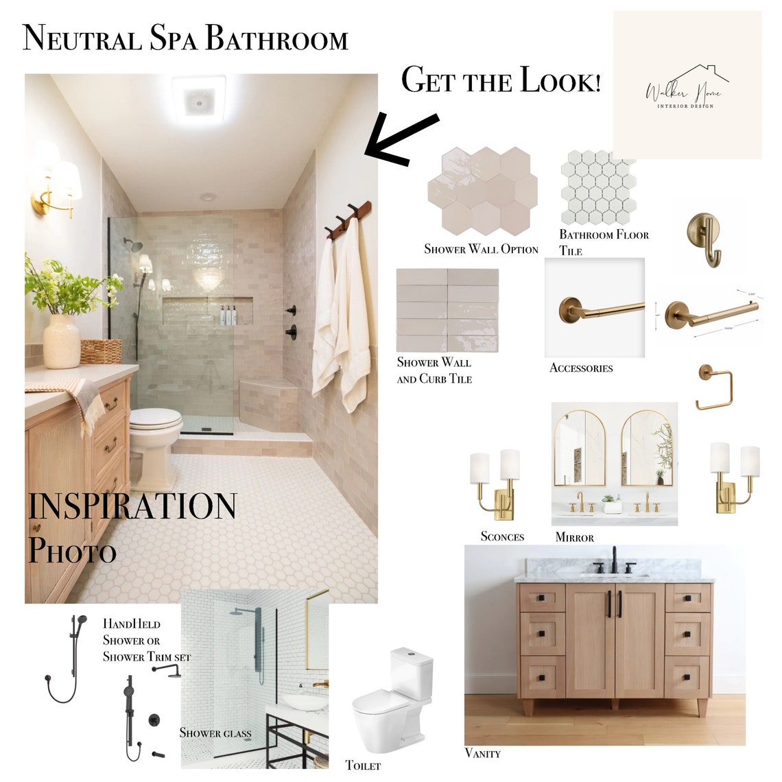 Neutral Spa Bathroom - Etsy Canada