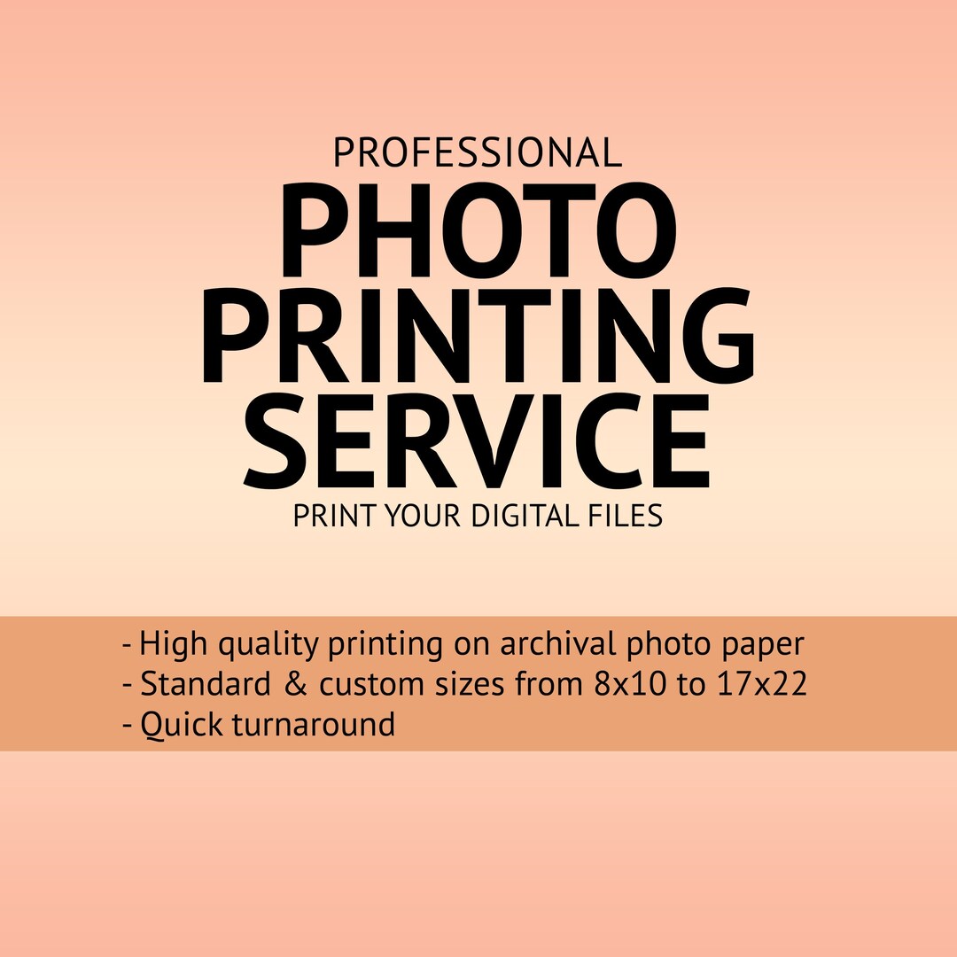 Custom Photo Printing - Etsy