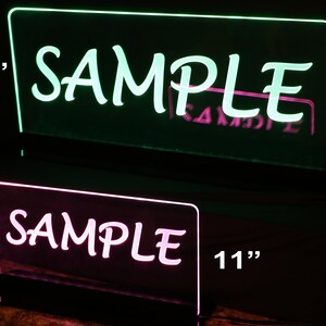 Wrecker Tow Truck Customizable LED Lighted Sign Plaque 7091 Made in USA ...