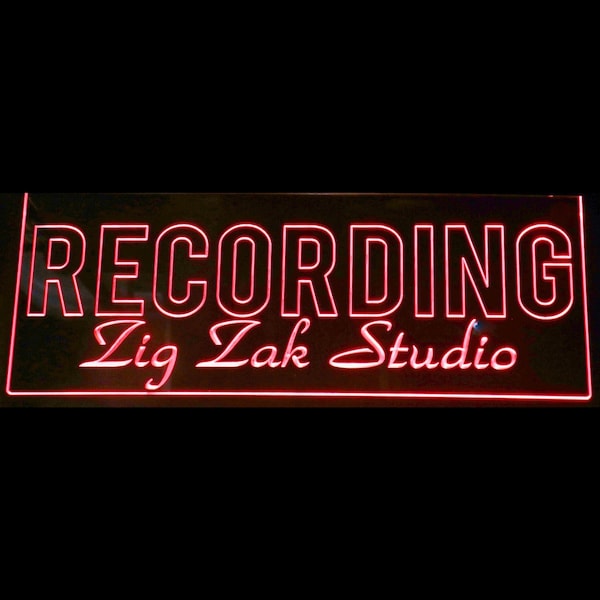 Recording in Progress Sign - Etsy