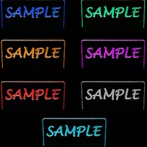 Customizable Fleur De Lis LED Lighted Sign Plaque 7956 Personalized ...