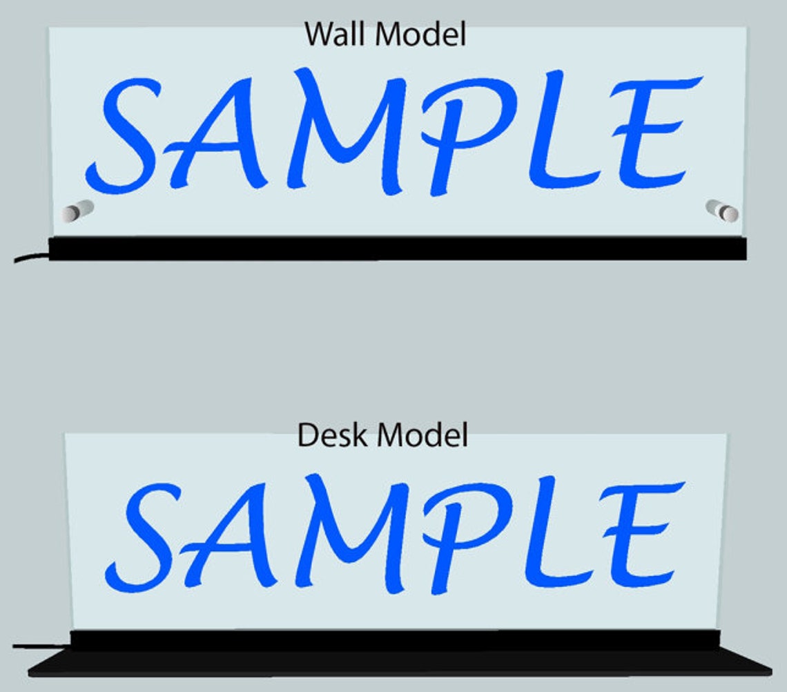 Wrecker Tow Truck Customizable LED Lighted Sign Plaque 7091 Made in USA ...