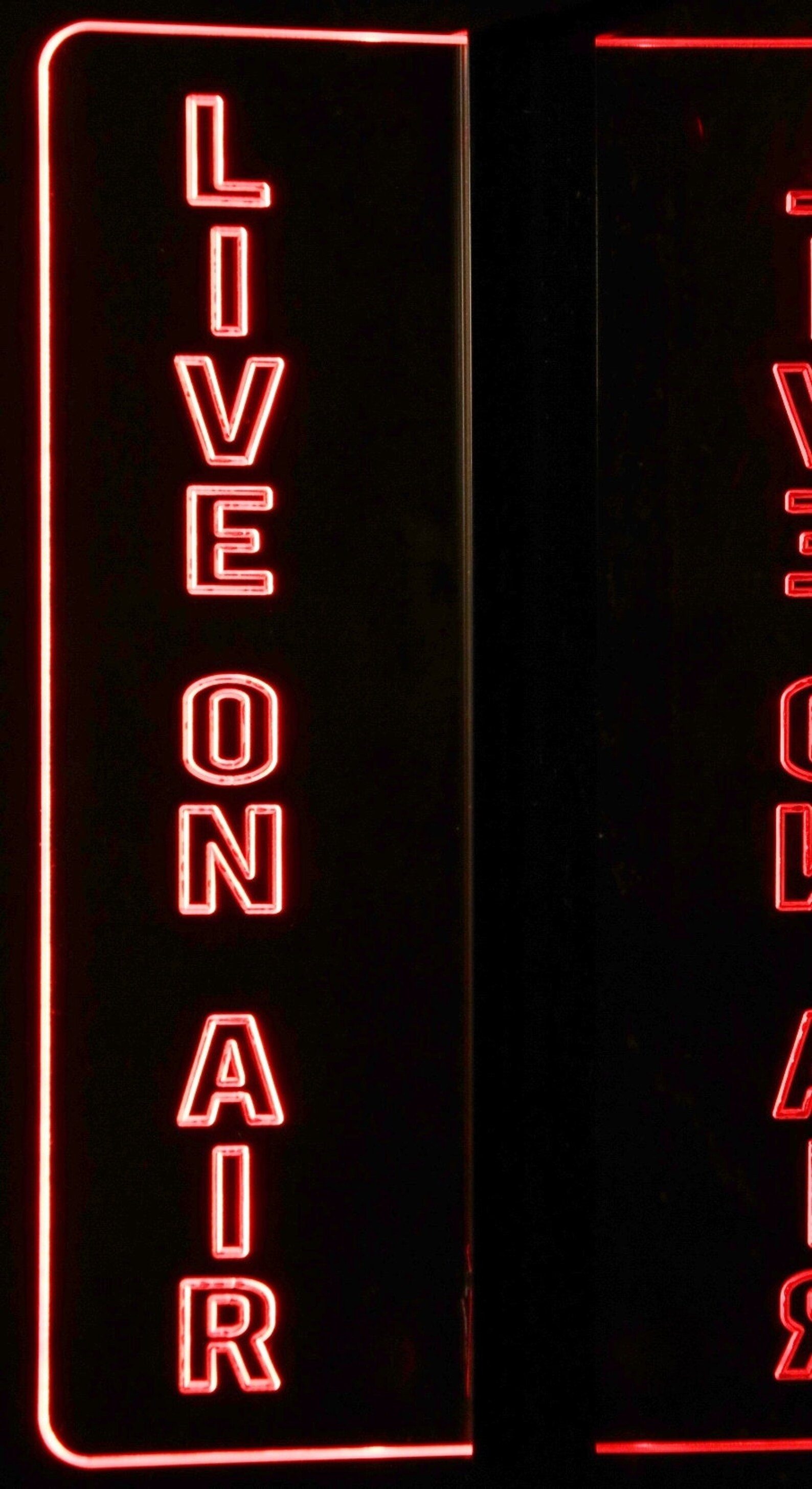 Customizable Live on Air Home Studio Streaming Recording LED Lighted ...