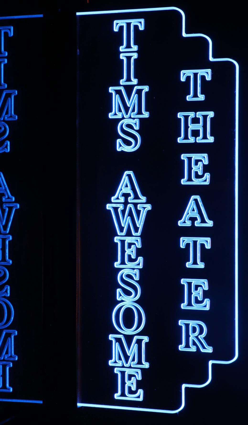 Customizable Block Home Theater Cinema LED Lighted Sign Plaque ...