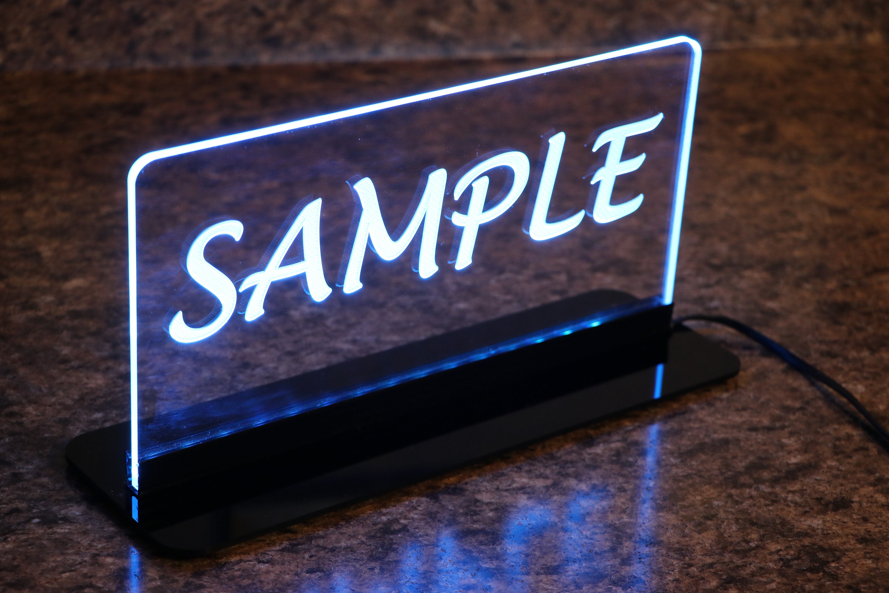 Wrecker Tow Truck Customizable LED Lighted Sign Plaque 7091 Made in USA ...