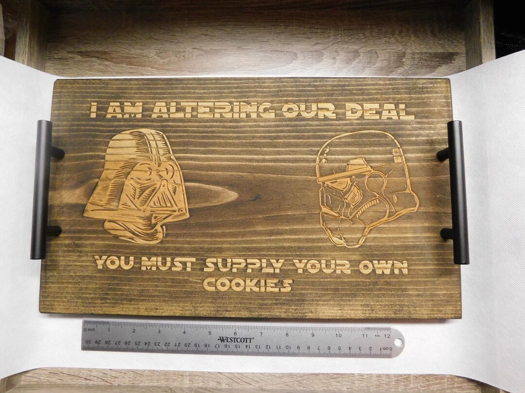 Laser Engraved Star Wars Serving Tray - Etsy