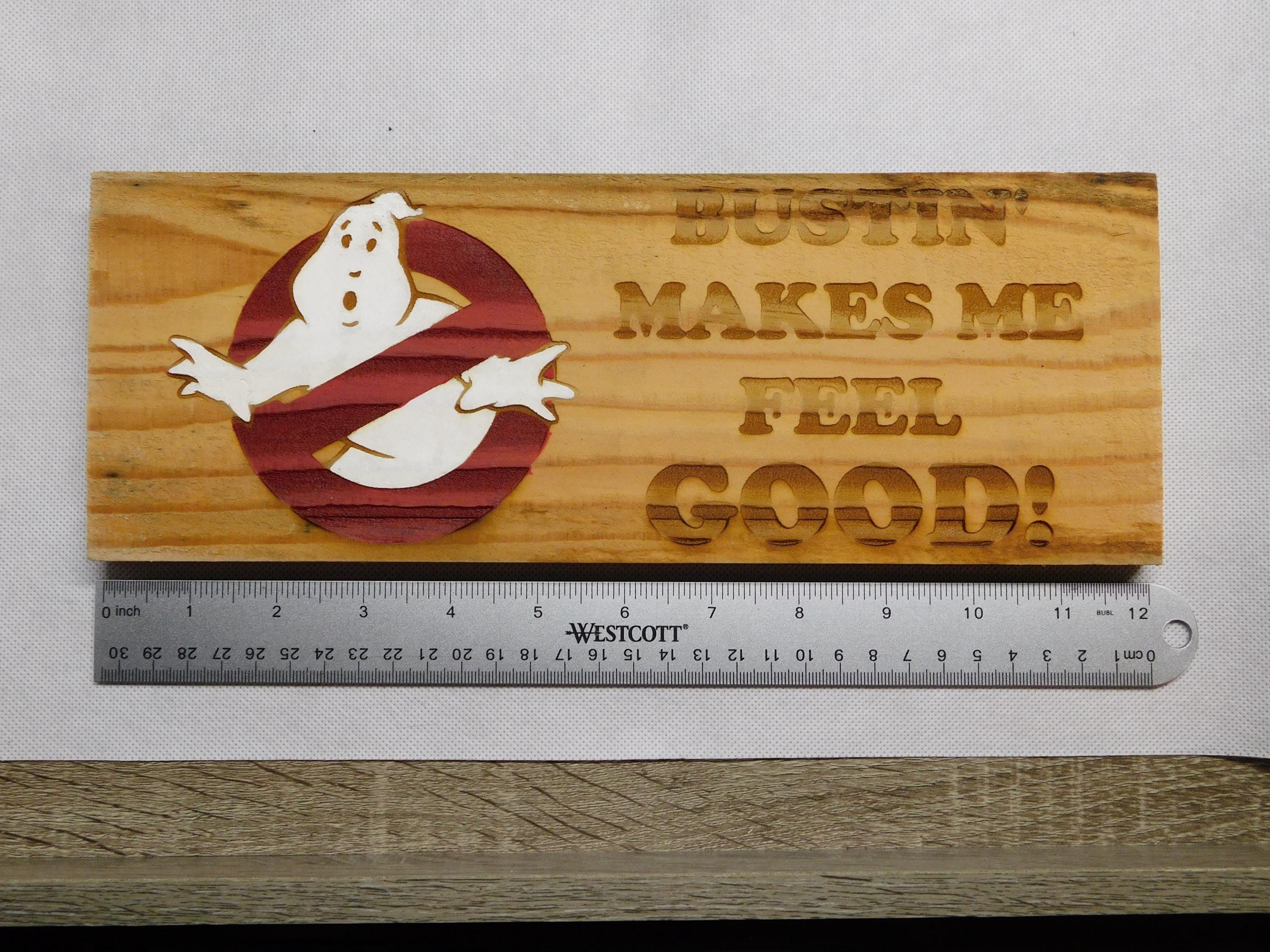 Laser Engraved Ghostbusters Logo Sign - Etsy