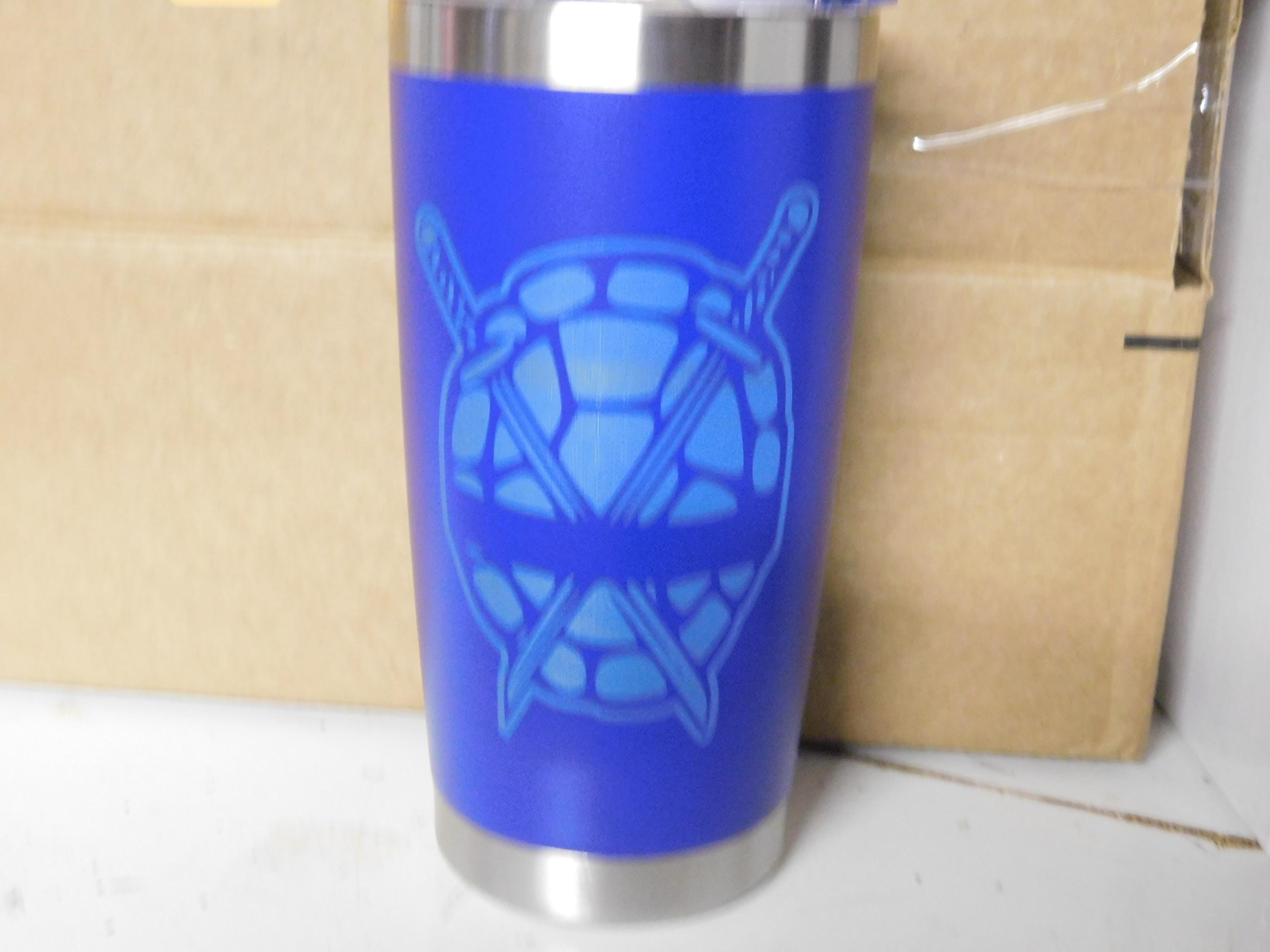 Laser Engraved Leonardo Ninja Turtles 20oz Tumbler - Etsy