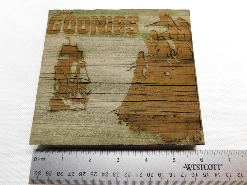 Laser Engraved Goonies Pirate Ship Sign - Etsy