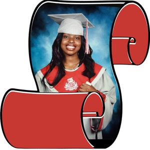 Editable Graduation Scroll Fan Template - Etsy Canada