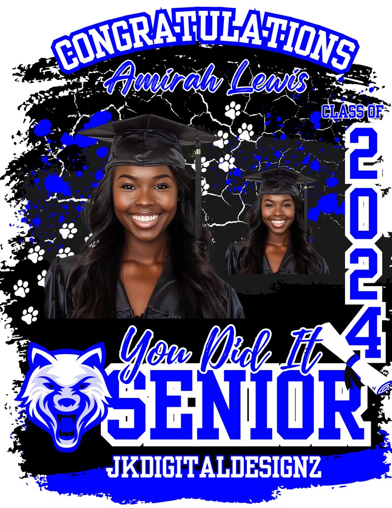 Editable Senior Templates 2024 - Etsy