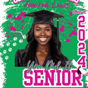 Editable Senior Templates 2024 - Etsy