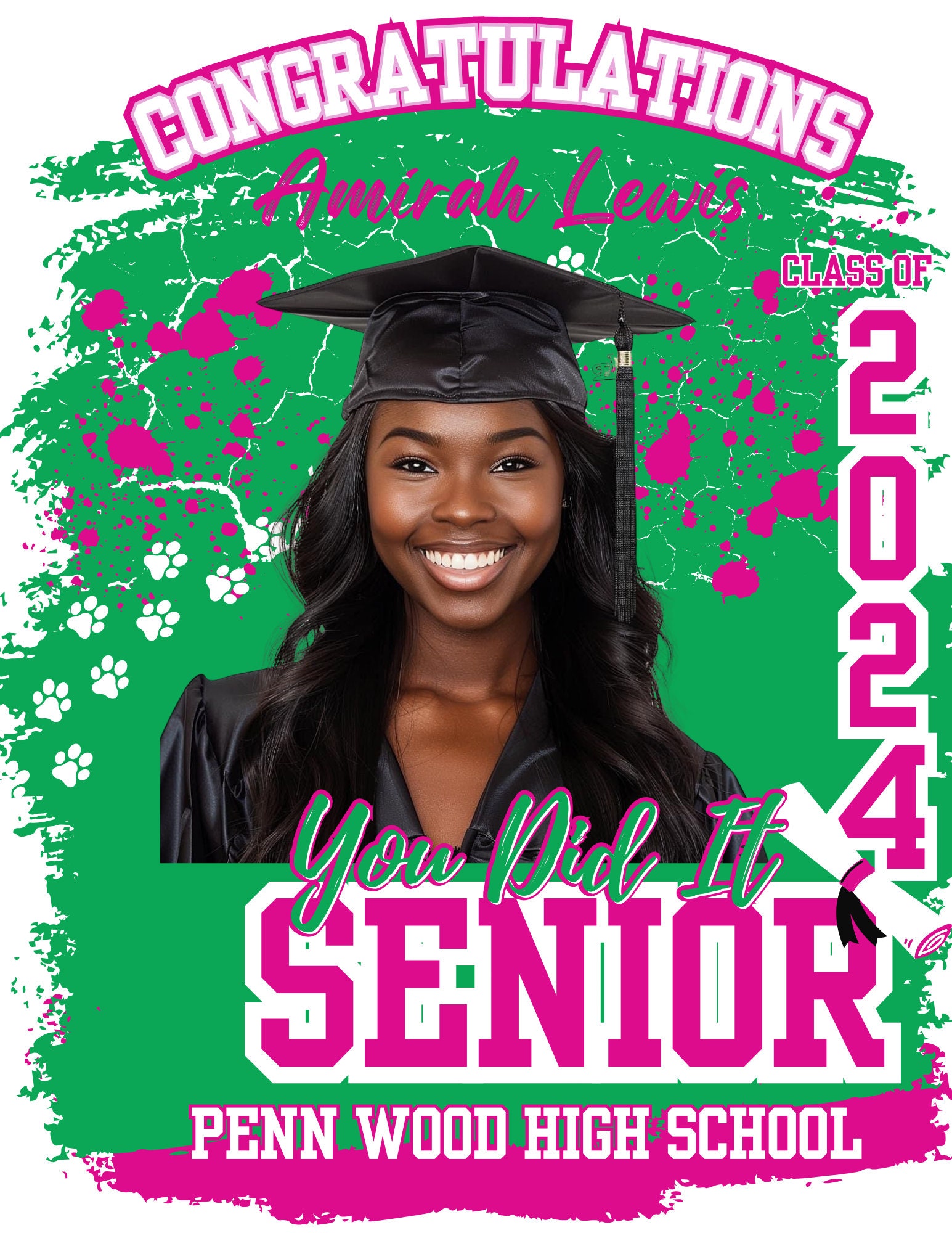 Editable Senior Templates 2024 - Etsy