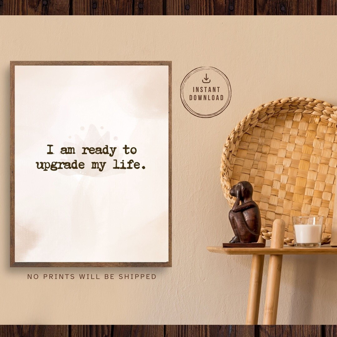 Visualization Poster Motivational Wall Art Daily Affirmation Wall Art ...