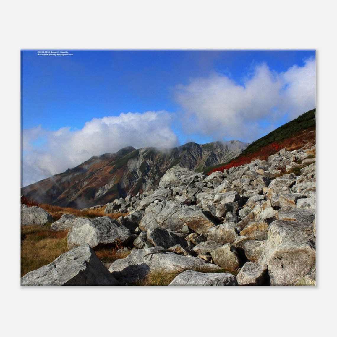 Mount Tate - Japan - Canvas - Etsy
