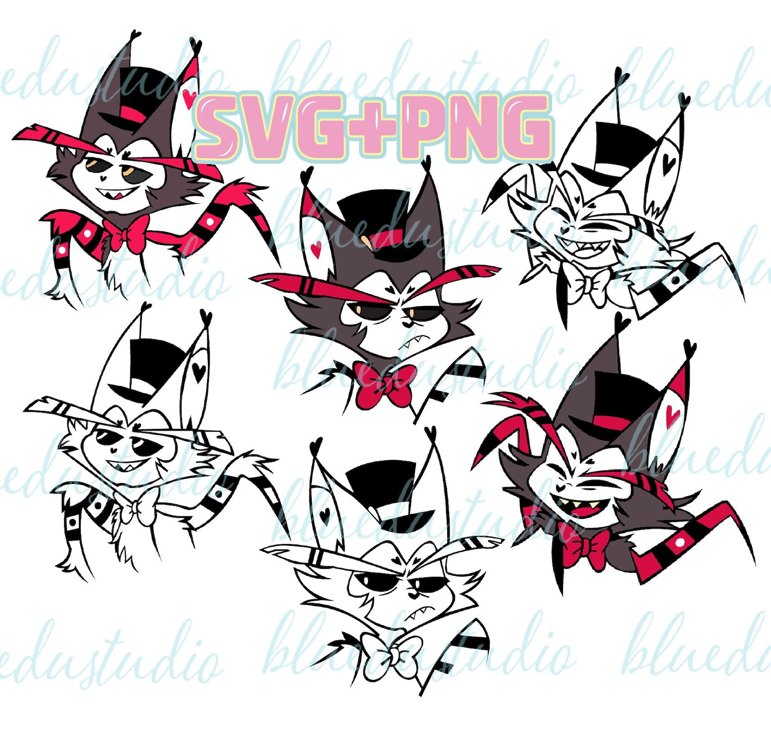 Digital Download Husk Hazbin Hotel SVG/PNG, Husk Hazbin Hotel Vector ...