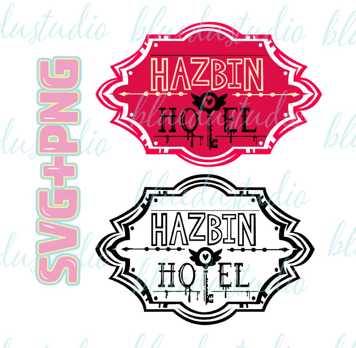 Digital Download Hazbin Hotel Logo SVG/PNG, Hazbin Hotel Vector for ...