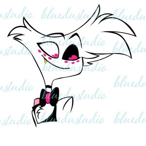 Hazbin Hotel Angel Dust SVG & PNG (5+5) - Digital Download - Etsy