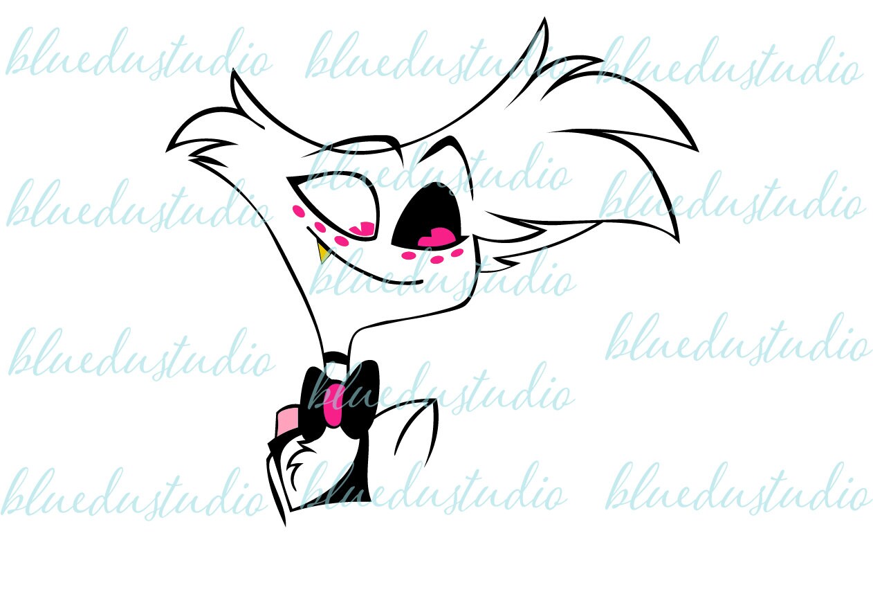Hazbin Hotel Angel Dust SVG & PNG 55 Digital Download - Etsy