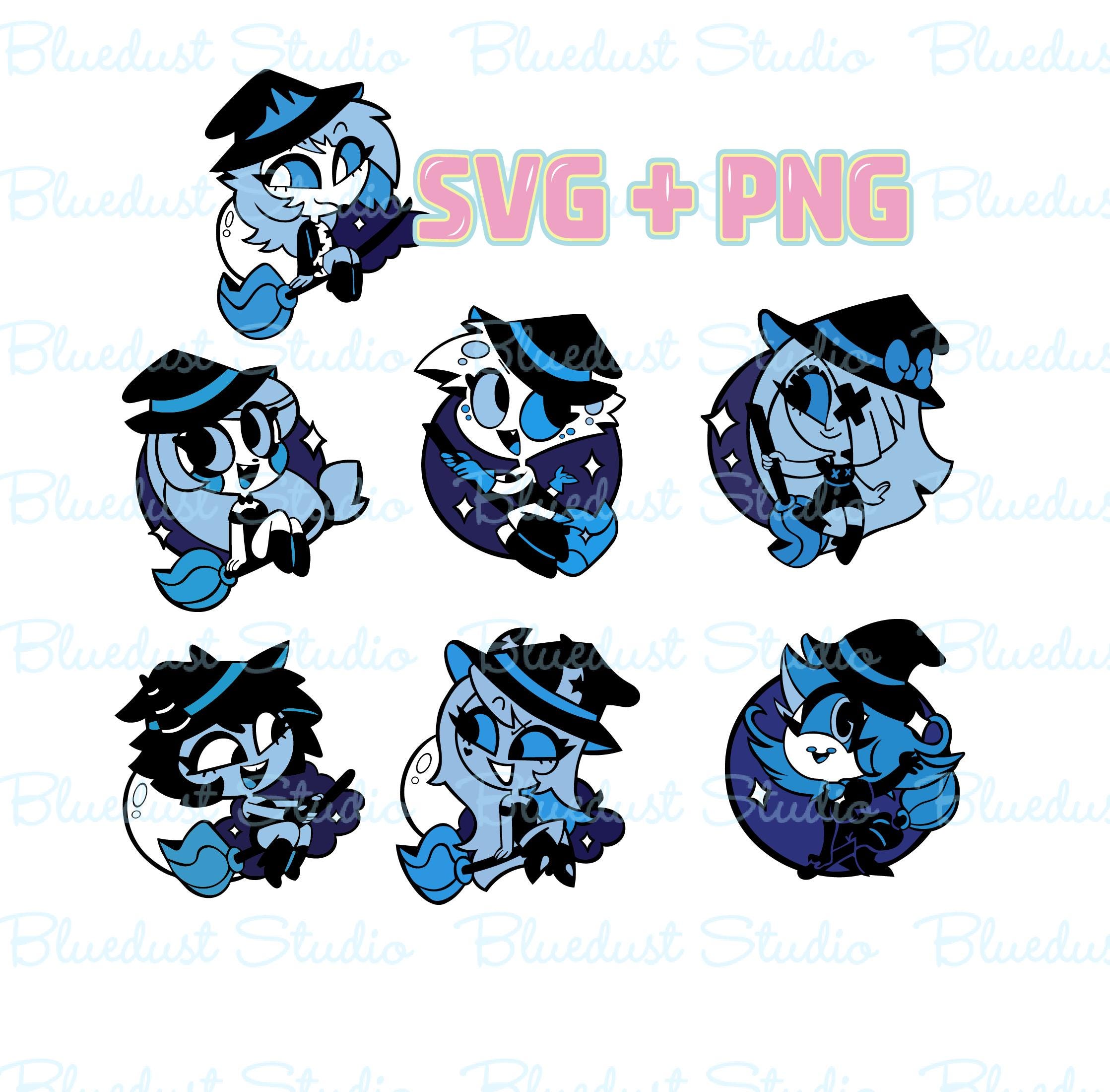 Digital Download Hazbin Hotel SVG / PNG Helluva Boss Halloween Witch ...