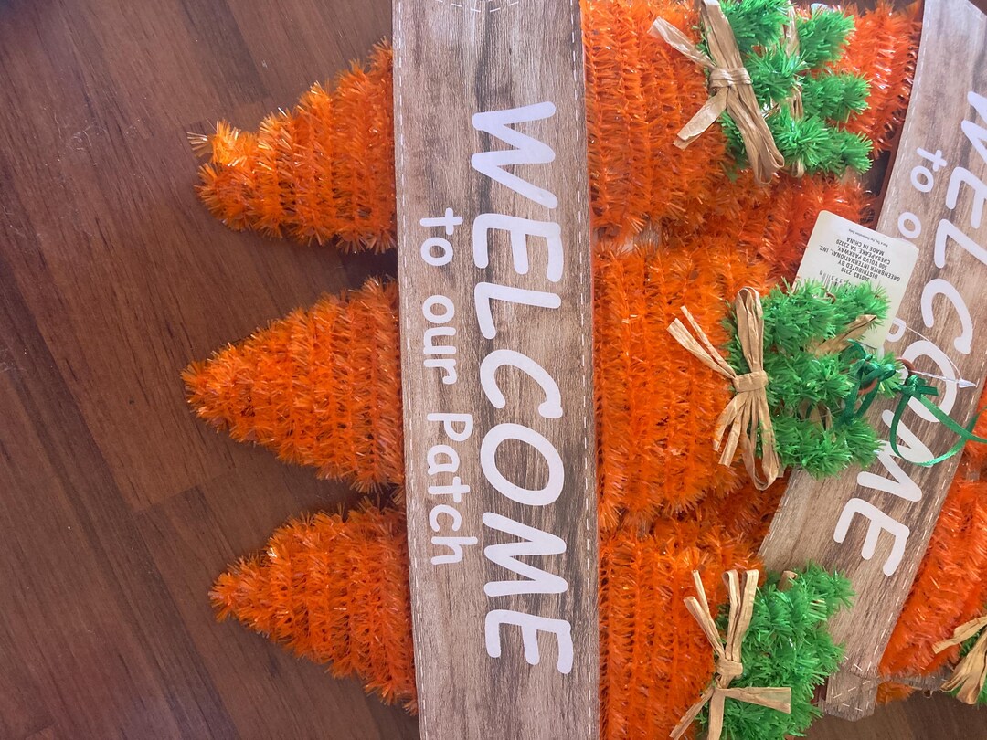 Carrot Plastic Wreath Frame: DIY Decoration - Etsy