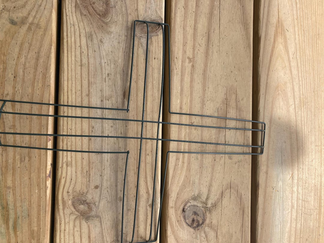 Wire Cross Wreath Frame - Etsy