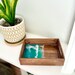 Wood Ocean Wave Mini Serving Tray Trinket Tray Jewelry Tray Jewelry ...