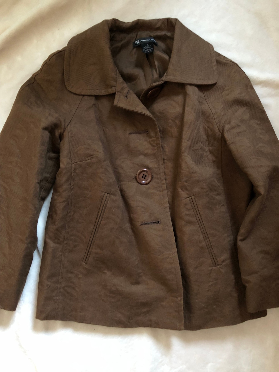 Jacquard Swing Jacket - Etsy