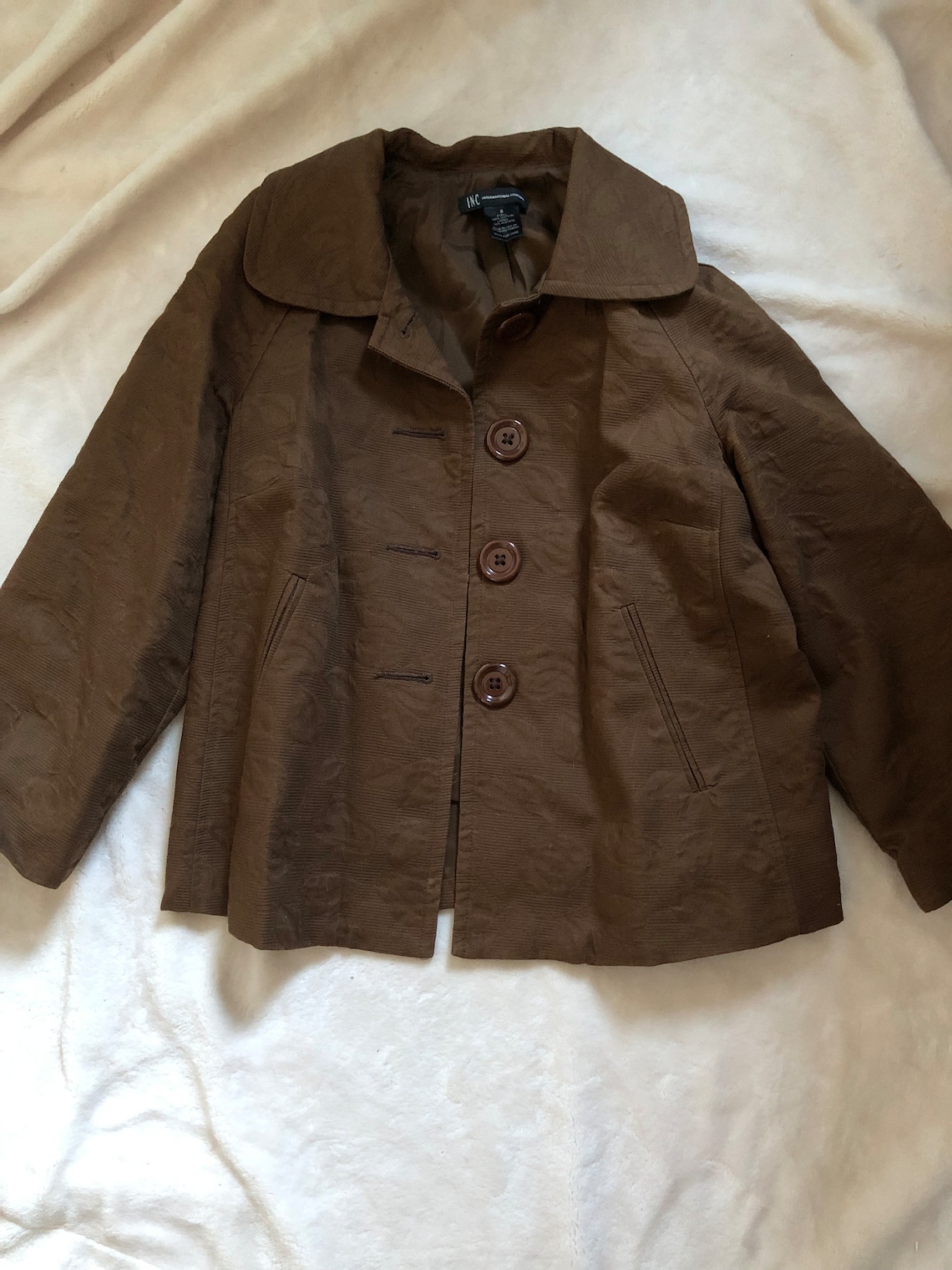 Jacquard Swing Jacket - Etsy