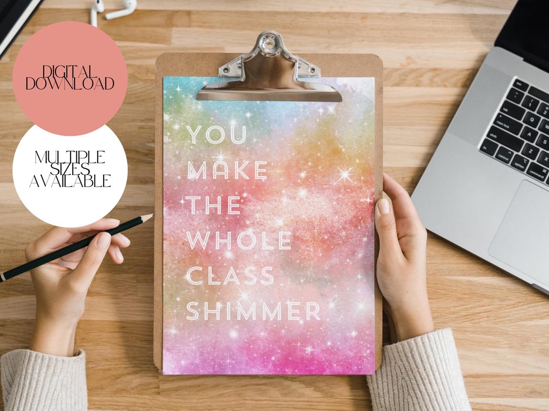 Classroom Decor You Make the Whole Class Shimmer | Bejeweled | Taylor ...