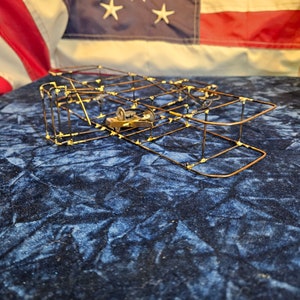 Handcrafted Biplane Art From Welding Materials A Unique Gift for ...