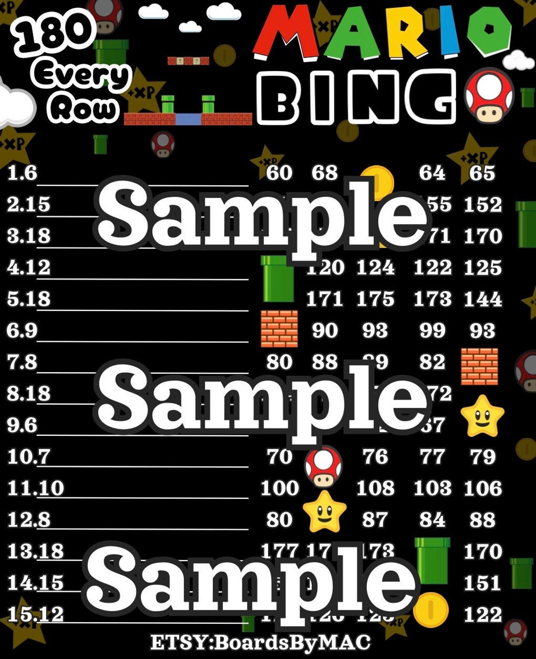 180 Mario Pyp - Etsy