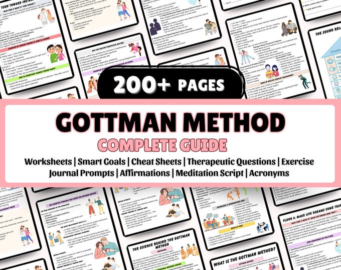Gottman Repair Checklist - Etsy Canada