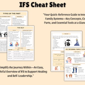 IFS Therapy Worksheets Bundle | Internal Family Systems Worksheets ...