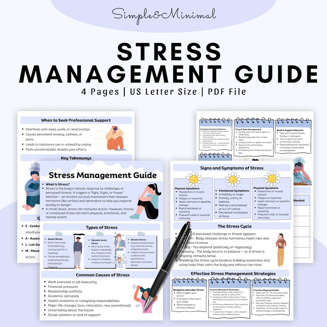 Stress Management Guide | Stress Relief Toolkit | Mental Health ...