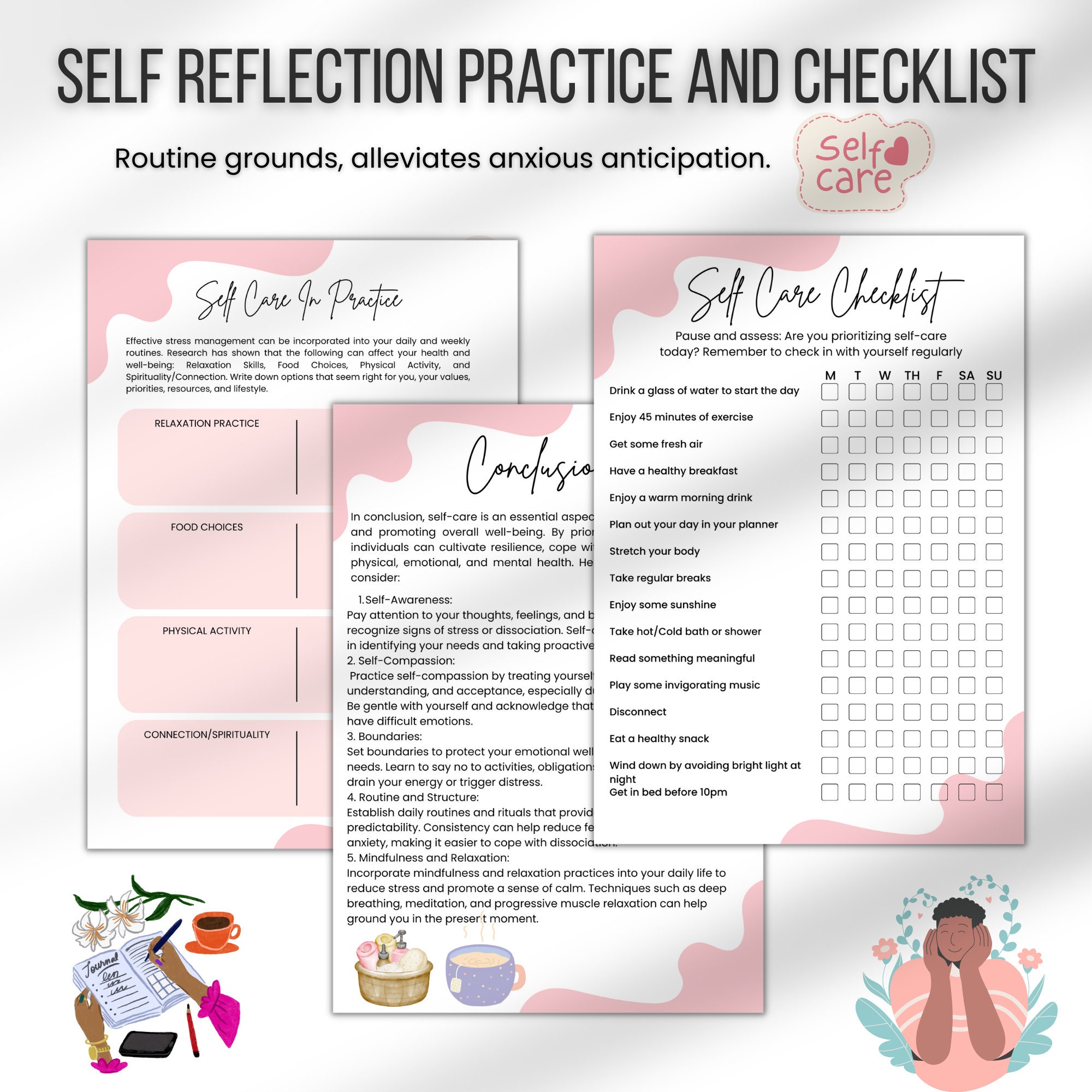 Dissociation Journal, Dissociation Coping Cards, Dissociative Disorder ...