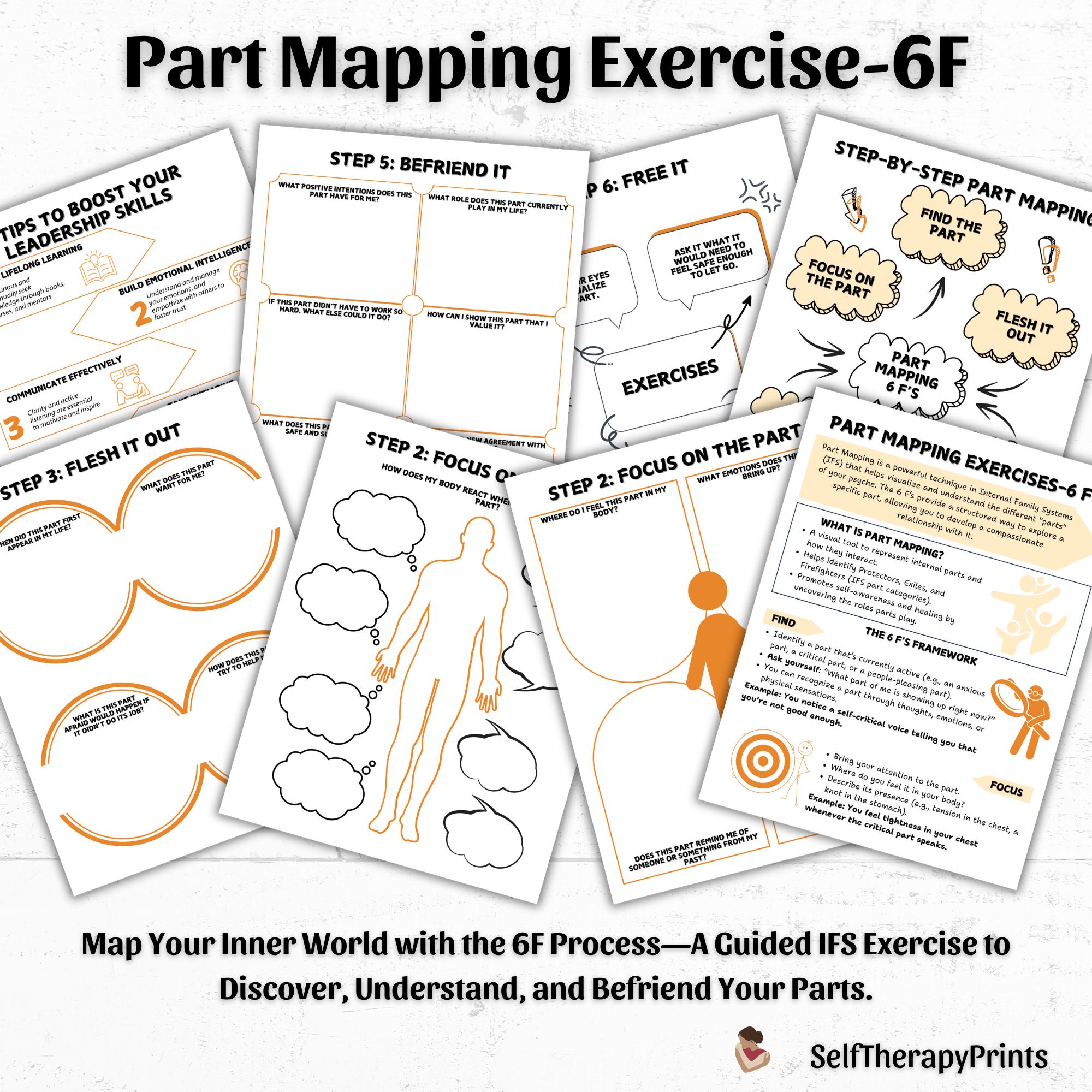 IFS Worksheets Mega Bundle | Internal Family Systems | IFS Workbook ...