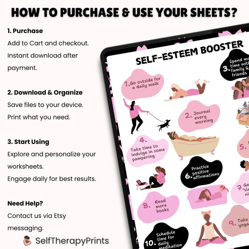 Self Esteem Worksheets for Kids & Teens | Confidence Building Resource ...