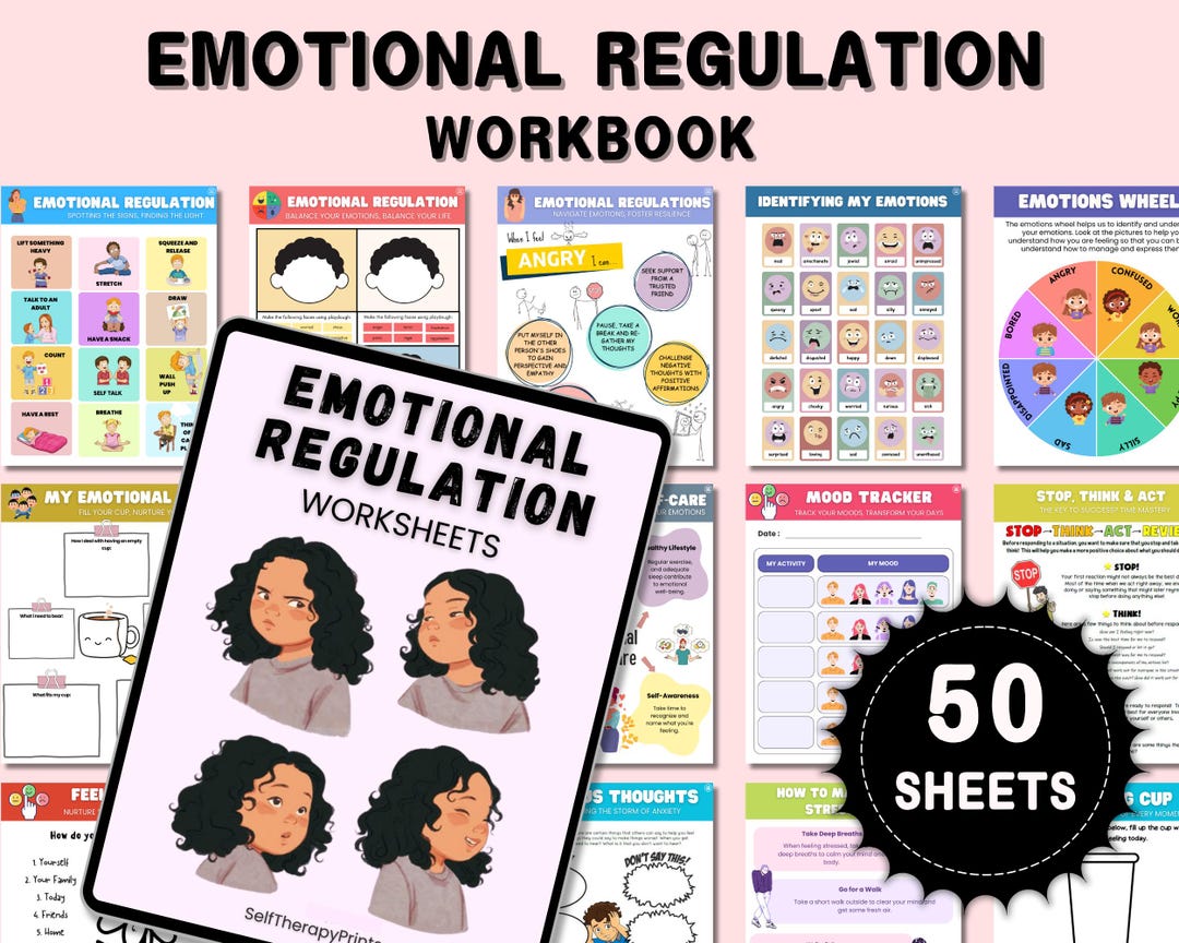 Emotional Regulation Workbook for Kids | Self Regulation | Social ...