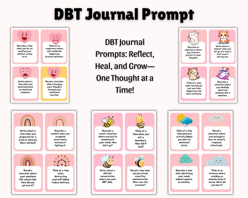 DBT Mega Bundle | DBT Worksheets | DBT Skills | Therapy Worksheet ...