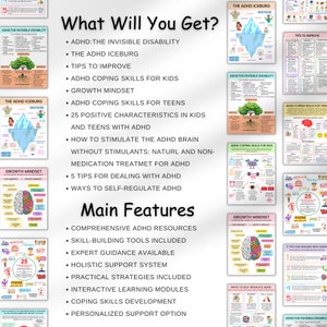 ADHD Executive Functioning and Coping Skills Journal, Teens Mental ...